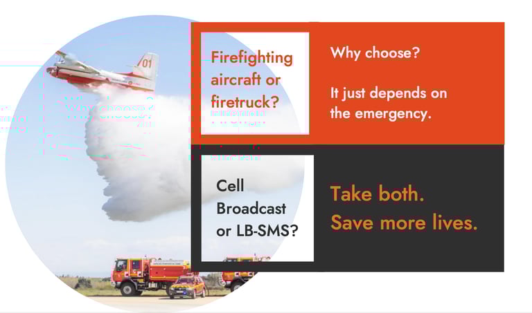 Cell broadcast service for mass alerting