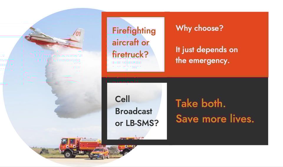 Cell broadcast service for mass alerting